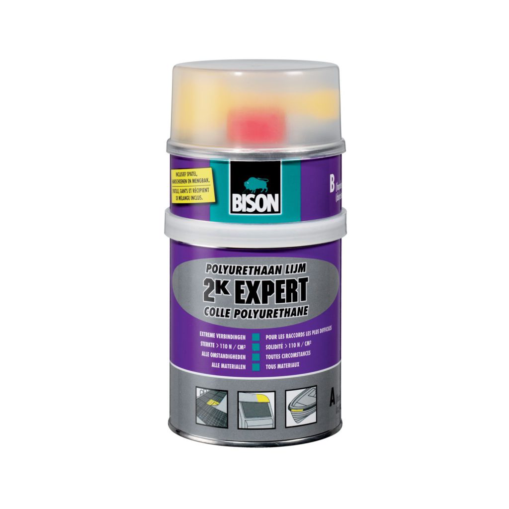 Bison Polyurethaan Lijm 2K Expert 900GR Set - Lijmwebshop.nl